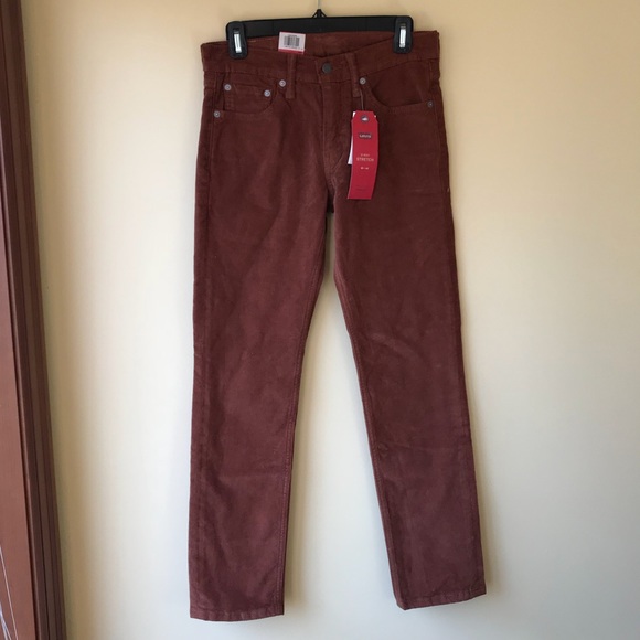 Levi's | Pants | Levis 51 Slim Fit Rich Brown Corduroy Pants | Poshmark